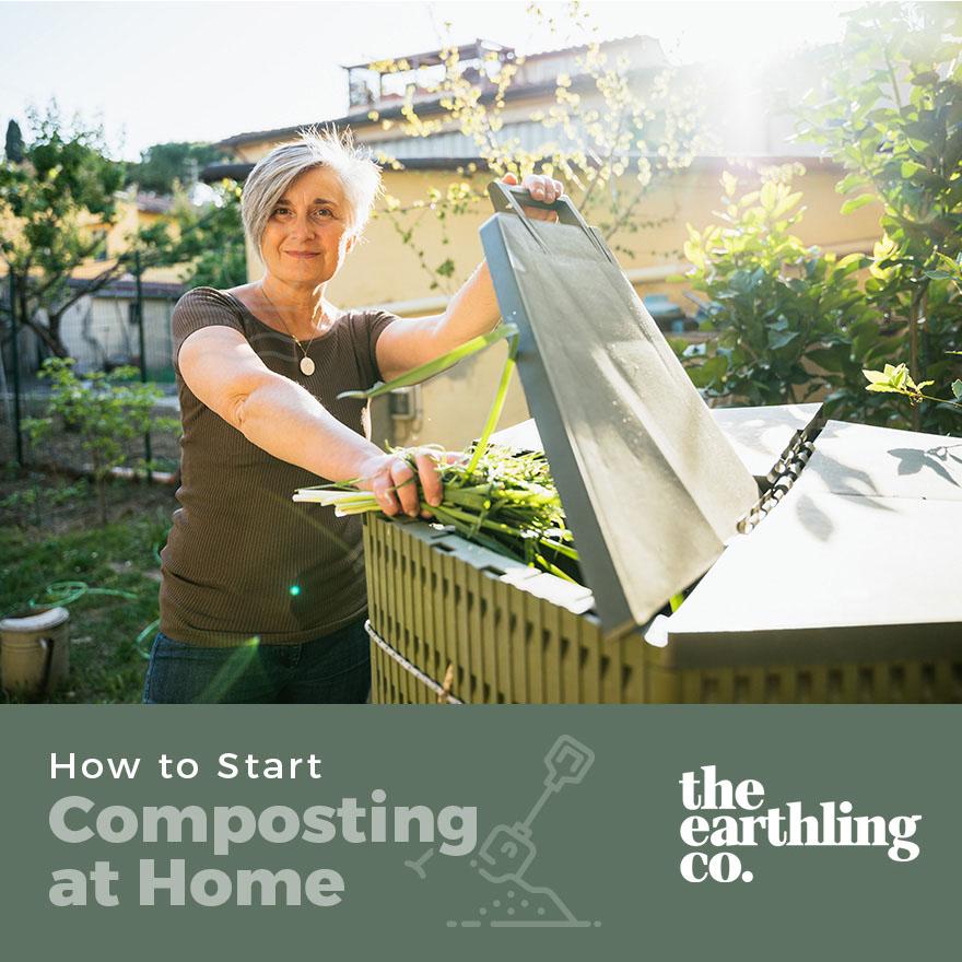 How to Start Composting at Home - The Earthling Co.