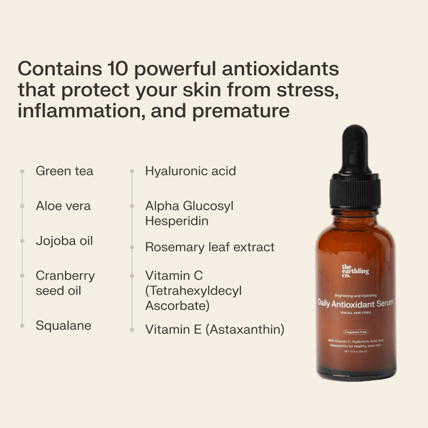 Shop Hydrating Daily Antioxidant Serum | The Earthling Co.