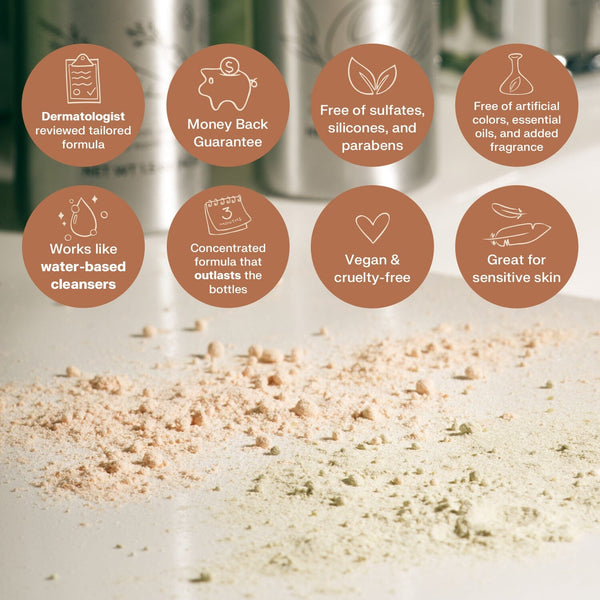 Powder Facial Cleanser for Dry, Normal, and Oily Skin Types | The ...